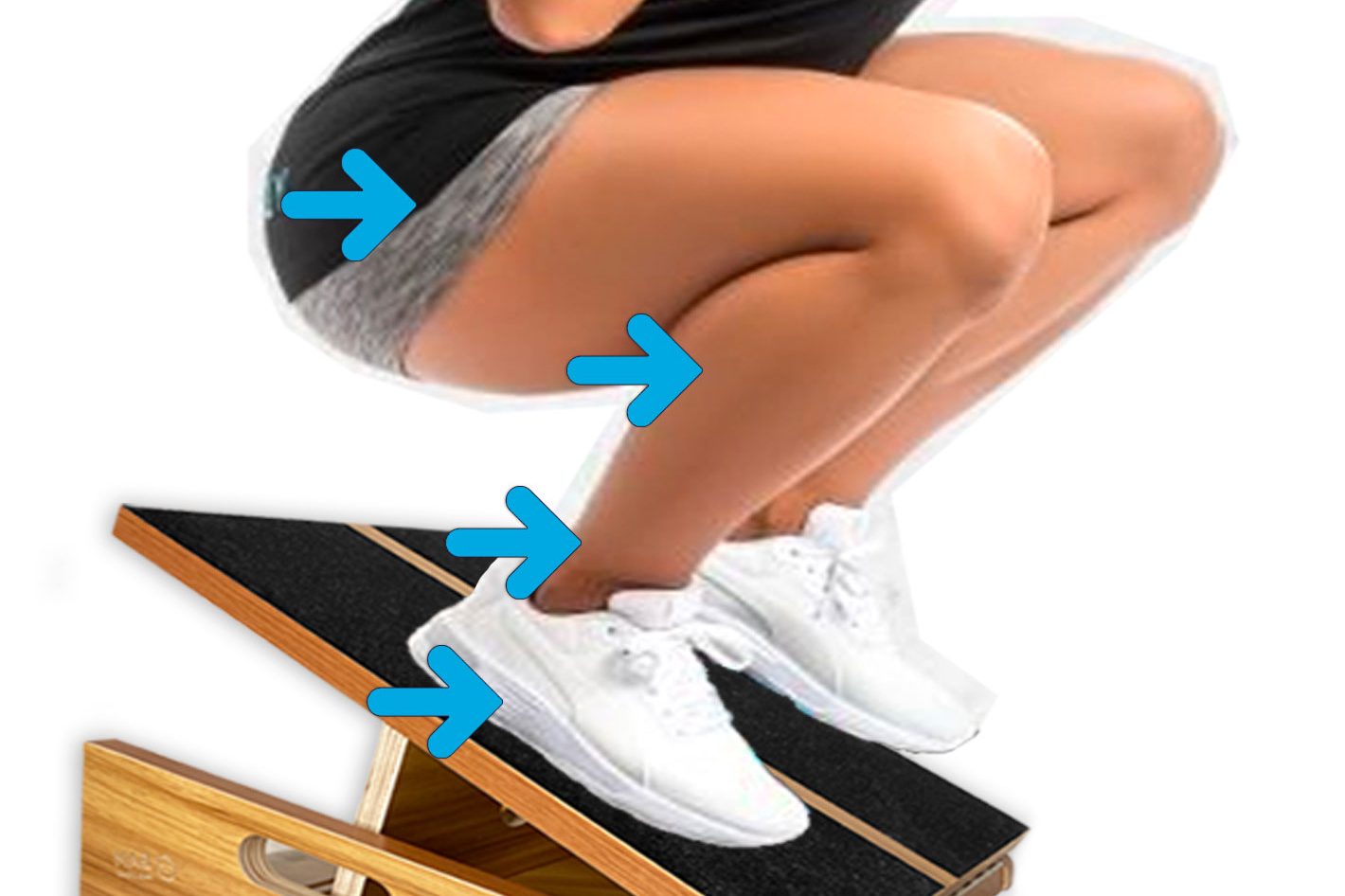 How to use a slant board for calf stretching | BAM Athletica Karma