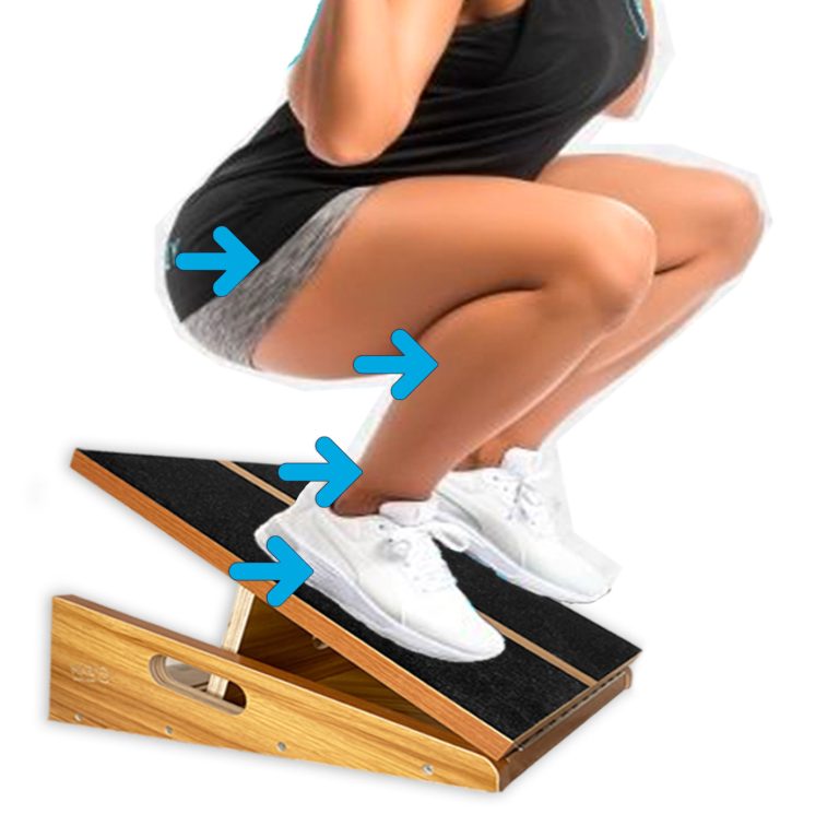 How to use a slant board for calf stretching
